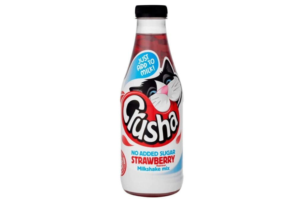 Crusha No Added Sugar Strawberry Milkshake Syrup 1 x 1ltr - Nicol ...