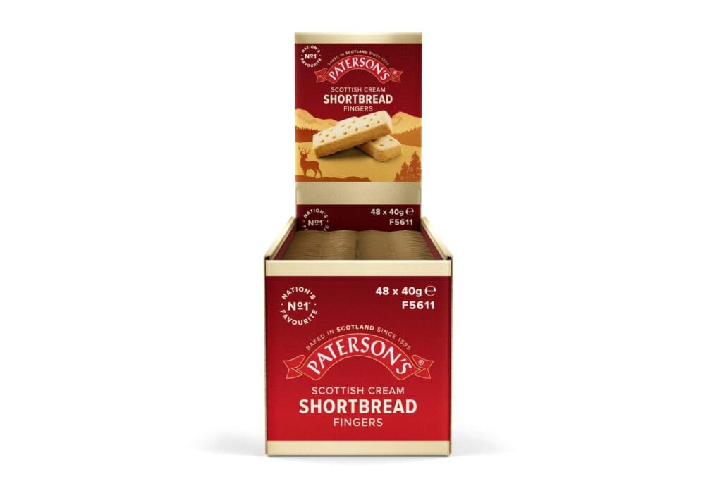Indulge in Paterson's Scottish Cream Shortbread Finger 48 x 40g - Nicol ...