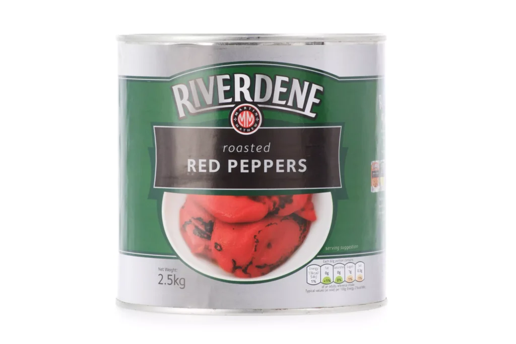 Elevate Your Dishes with Riverdene Roasted Red Peppers 2.5kg - Nicol Retailer Limited