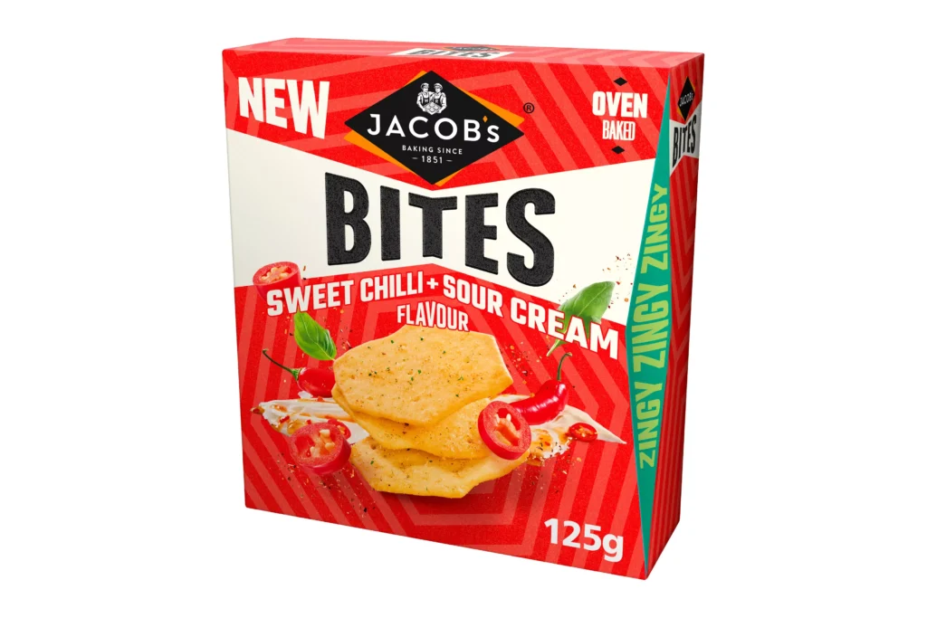 Jacob's Sweet Chilli & Sour Cream Crackers 125g - Snack Bliss - Nicol ...