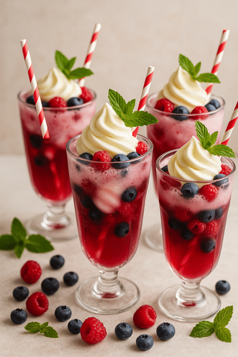 The Vanilla-Berry Ice Cream Float Twist for All Seasons - Nicol ...
